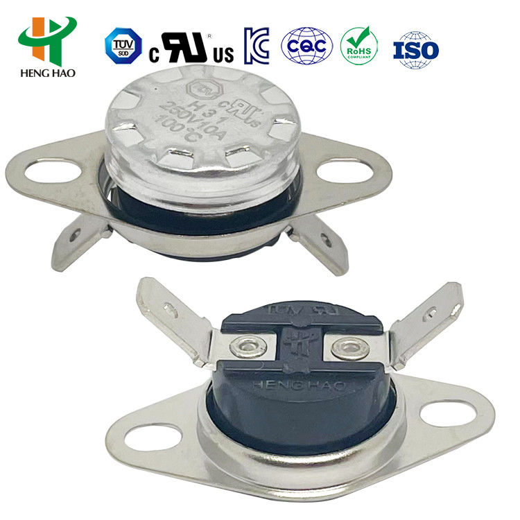 Termostato KSD301 250V 16A 0-250℃ 100K Ciclos