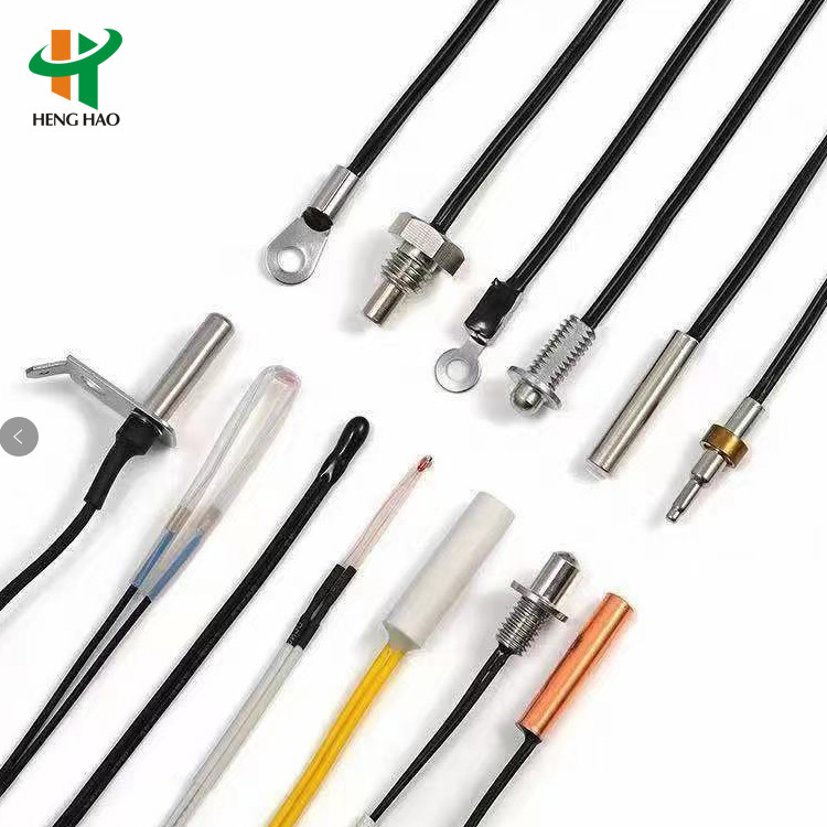 Sensor de termistor NTC con cable y terminales personalizados